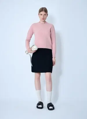 JIL SANDER Wool Mini Skirt