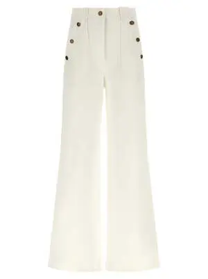 Max Mara Mxmbadesse Trousers - White