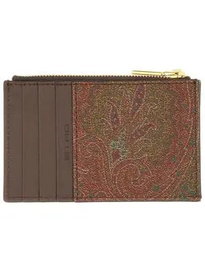 Etro Card Holder Arnica With Pegasus