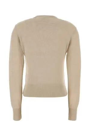 Burberry Sand Wool Blend Sweater - Brown