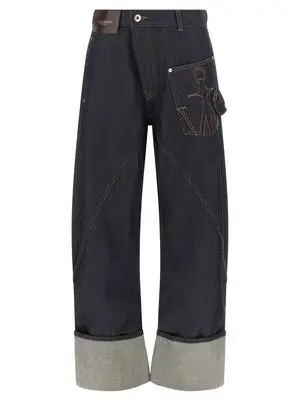 Jw Anderson Contrast Stitching Bottoms For Women