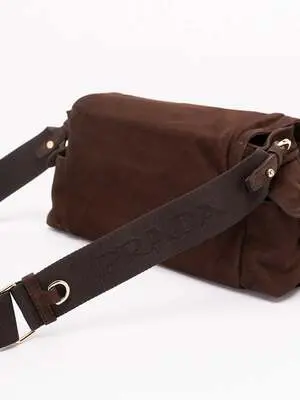 Prada Explore Medium Suede Bag - Multicolor
