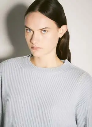 Marni Crewneck Wool Sweater - Gray