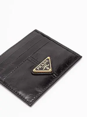 Prada Leather Card Holder - Multicolor