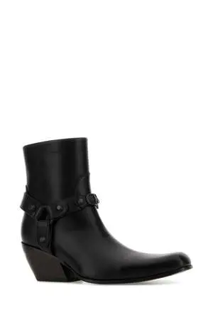 Balenciaga Leather Memphis Ankle Boots