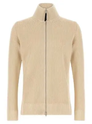 MAISON MARGIELA Ribbed Knit Cardigan - Cream