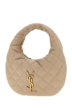 Saint Laurent Nappa Leather Icarino Shoulder Bag - Brown