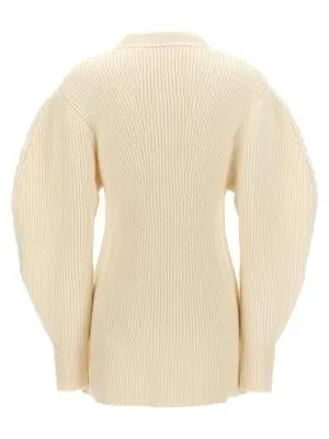 JIL SANDER Ribbed Cardigan