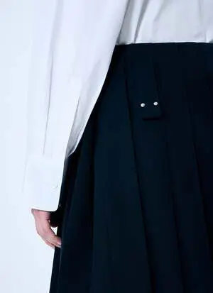 Prada Pleated Wool Skirt