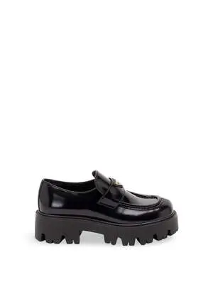 Prada Brushed Leather Loafers - Multicolor
