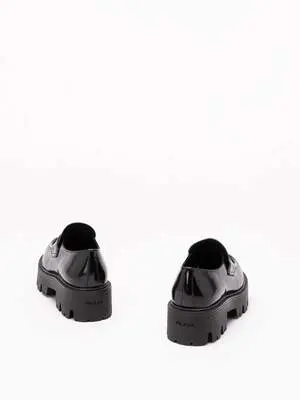Prada Brushed Leather Loafers