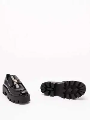 Prada Brushed Leather Loafers