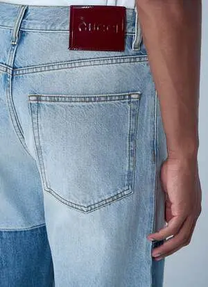 Gucci Contrast Panel Jeans