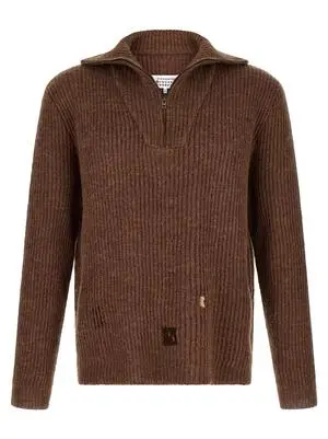 MAISON MARGIELA Mending Sweater - Brown