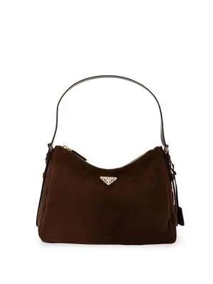Prada Suede Shoulder Bag - Multicolor