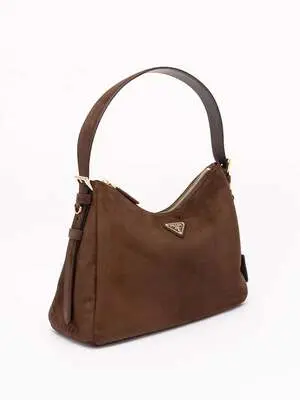 Prada Suede Shoulder Bag - Multicolor