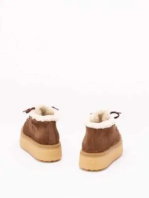 Prada Suede Lace-up Shoes