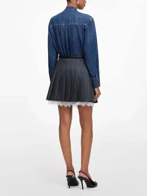 SELF-PORTRAIT Tie Neck Shirt