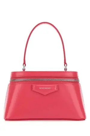 Givenchy Fuchsia Leather Antigona Handbag - Pink