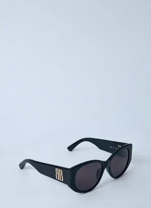 Balenciaga Nano Round Sunglasses - Black