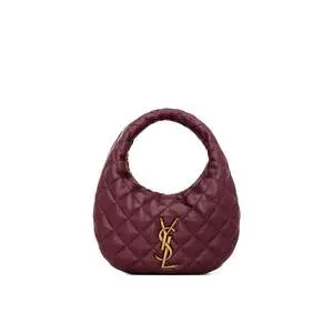 Saint Laurent Icarino Quilted Handbag - Red