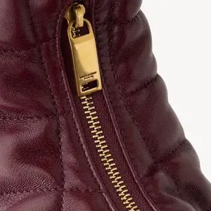 Saint Laurent Icarino Quilted Handbag - Red