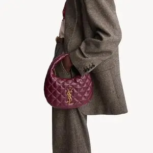 Saint Laurent Icarino Quilted Handbag - Red