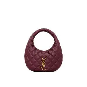 Saint Laurent Icarino Quilted Handbag - Red