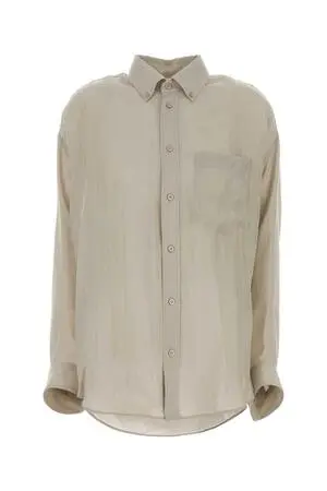 Balenciaga Cupro Oversize Shirt