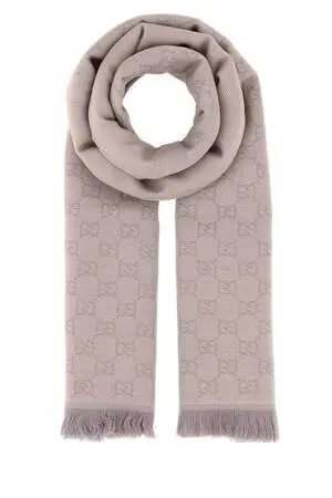 Gucci Embroidered Wool Scarf - Multicolor