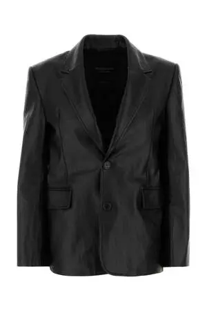 Balenciaga Leather Jacket - Black