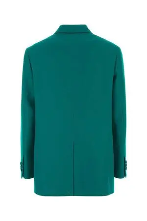Fendi Turquoise Grain De Poudre Blazer