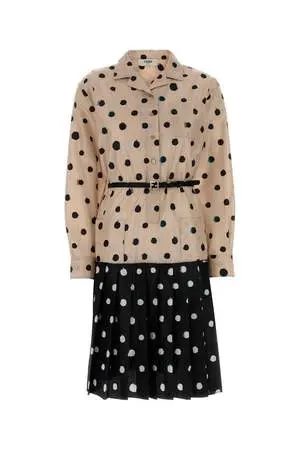 Fendi Printed Silk Dress - Multicolor