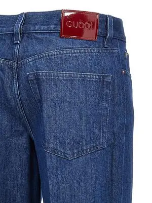 Gucci Cotton Jeans - Blue