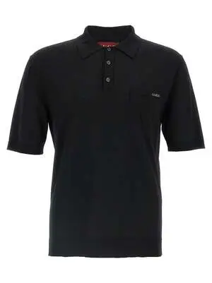 Gucci Intarsio Polo Shirt - Black