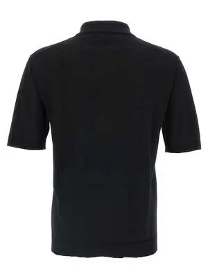 Gucci Intarsio Polo Shirt - Black