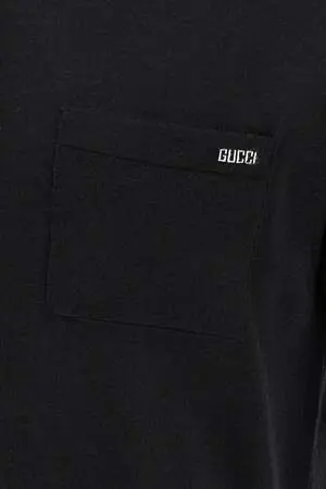 Gucci Intarsio Polo Shirt - Black