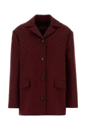 Gucci Gg Fabric Blazer - Red