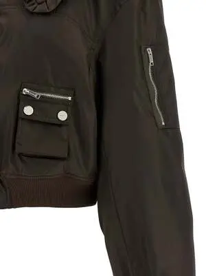 GANNI Duchesse Nylon' Bomber Jacket