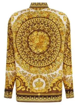 Versace Barocco Silk Twill Shirt