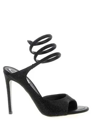Rene Caovilla Audrey Sandals - Black