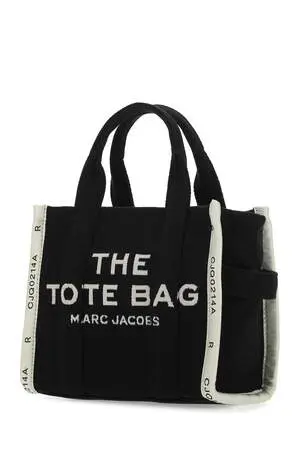 Marc Jacobs Canvas The Tote Shopping Bag - Black