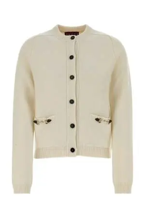 Gucci Wool Blend Cardigan - White