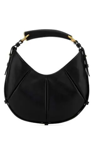 Saint Laurent Leather Small Mombasa Shoulder Bag - Black