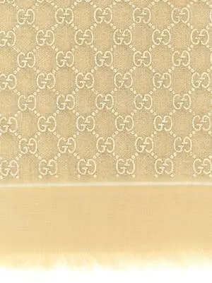 Gucci Gg Lamé Shawl