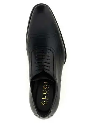 Gucci Leather Lace-up Shoes