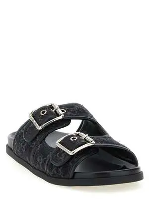 Gucci Gg Denim Slides