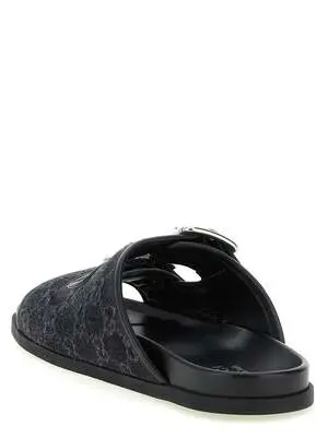 Gucci Gg Denim Slides