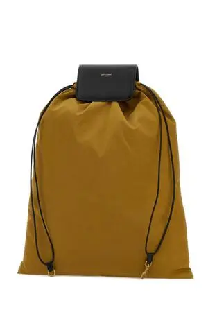 Saint Laurent Biscuit Canvas Shopping Bag