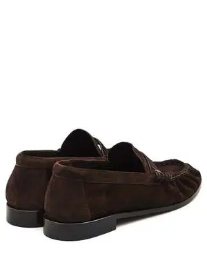 Saint Laurent Le Loafer Supple In Suede